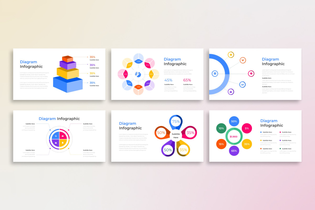 Diagram Powerpoint Infographic Template Nulivo Market